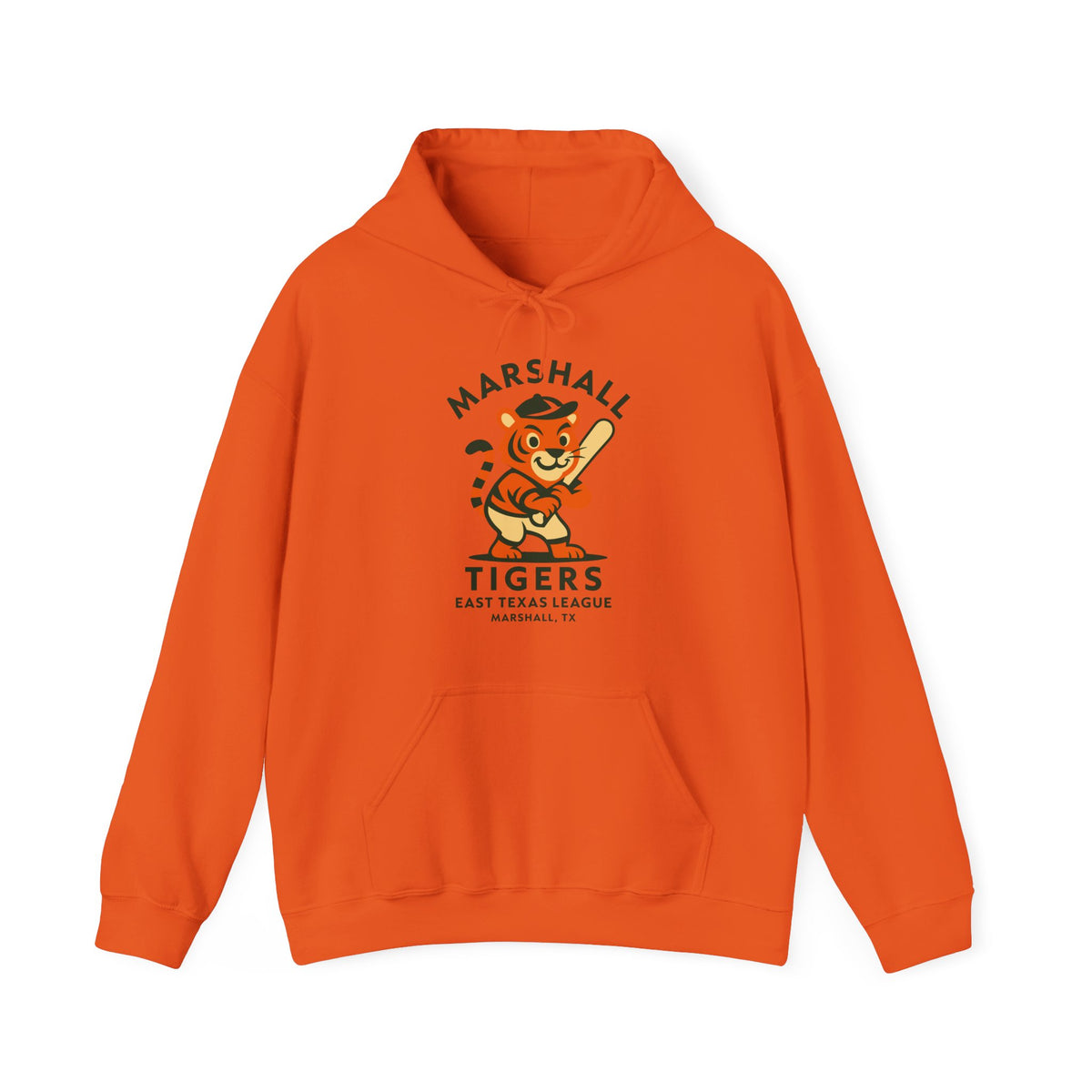 Marshall Tigers Hoodie - Vintage Defunct Baseball Teams – Retro ...